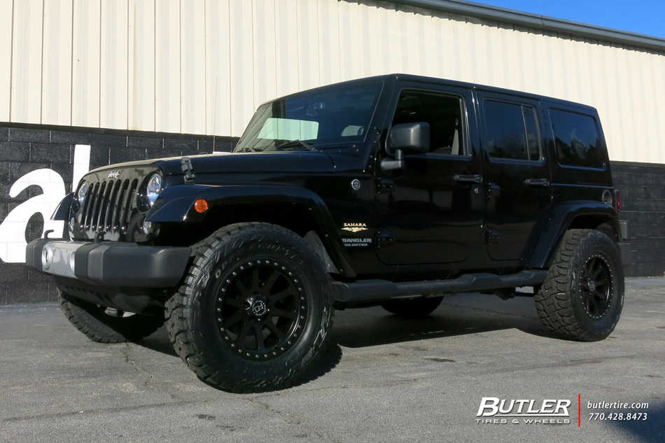 Jeep Wrangler with 18in Black Rhino Mint Wheels exclusively from Butler ...