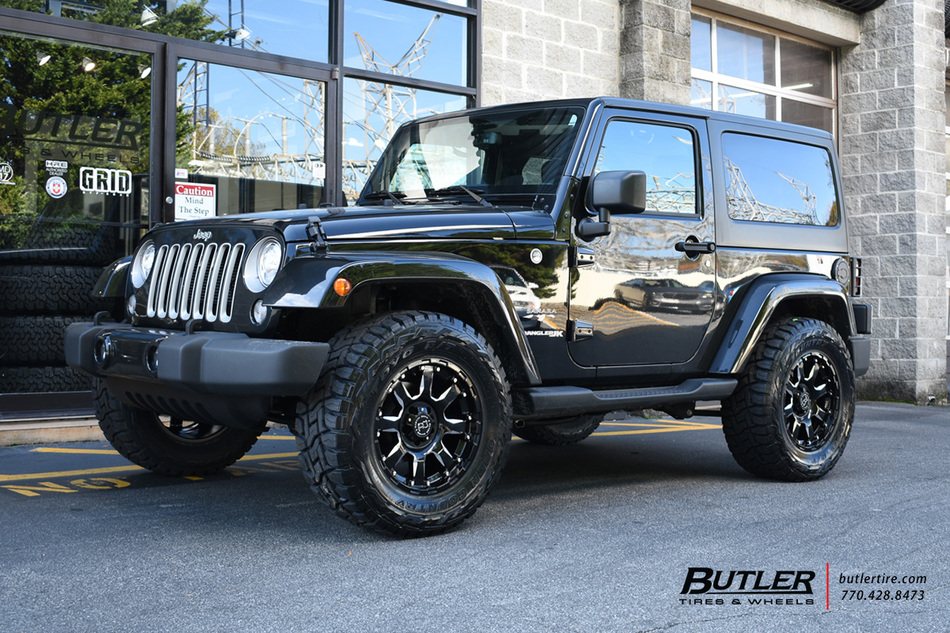 Jeep Wrangler with 18in Black Rhino Sierra Wheels exclusively from ...