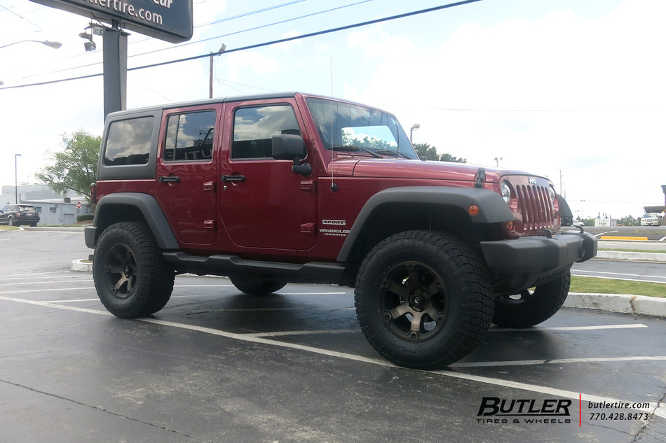 Jeep Wrangler with 18in Fuel Beast Wheels exclusively from Butler Tires ...