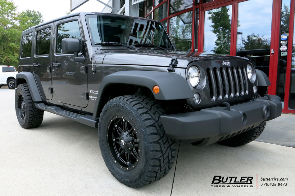 Jeep Wrangler with 18in Fuel Hostage Wheels exclusively from Butler ...