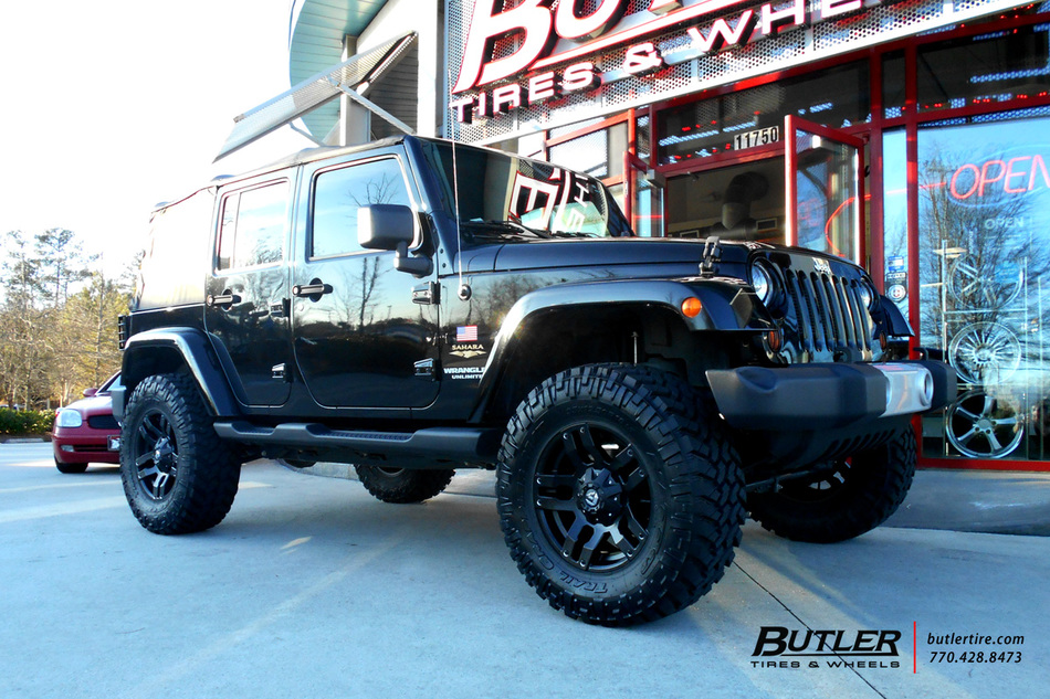 Jeep Wrangler with 18in Fuel Pump Wheels exclusively from Butler Tires ...