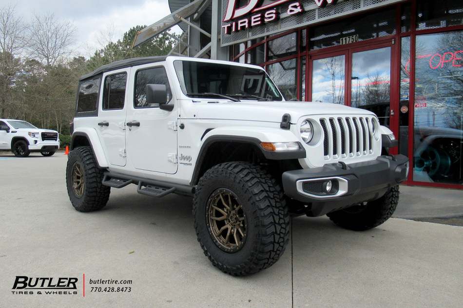 Jeep Wrangler with 18in Fuel Rebel Wheels exclusively from Butler Tires ...