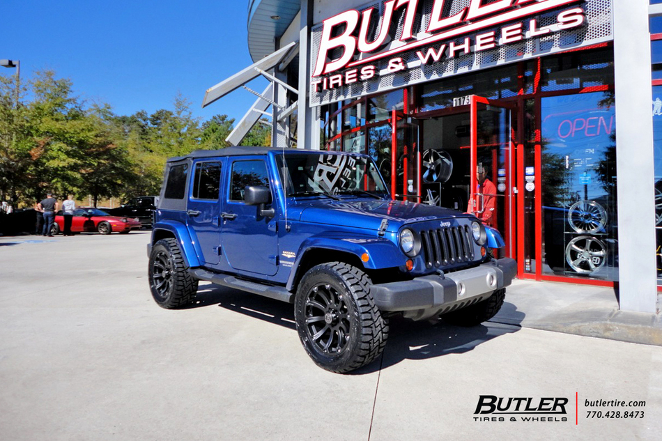 Jeep Wrangler with 20in Black Rhino Sidewinder Wheels exclusively from ...