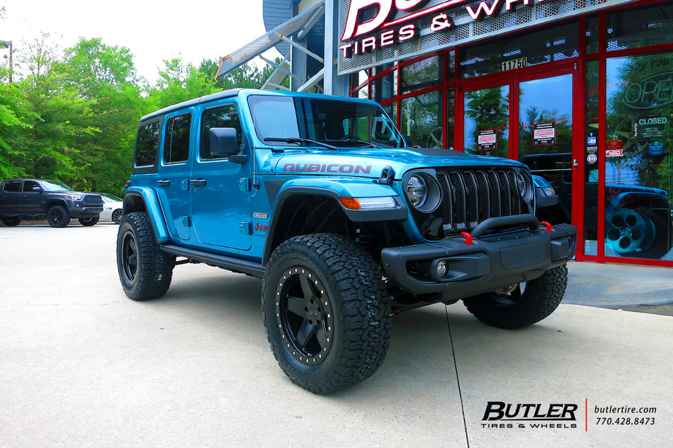Jeep Wrangler with 20in Black Rhino Crawler Wheels exclusively from ...