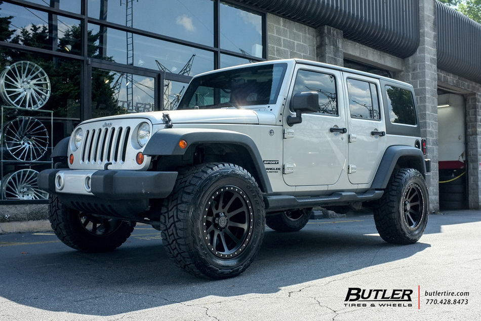 Jeep Wrangler with 20in Black Rhino Mint Wheels exclusively from Butler ...