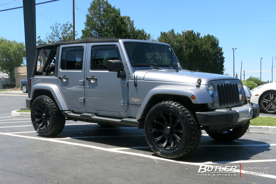 Jeep Wrangler with 20in Black Rhino Sidewinder Wheels exclusively from ...