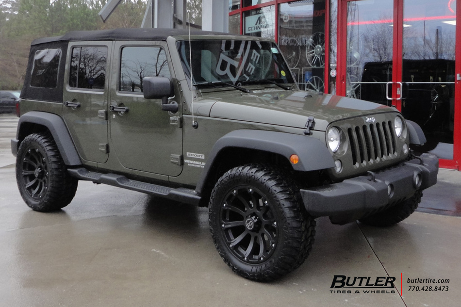 Jeep Wrangler with 20in Black Rhino Sidewinder Wheels exclusively from ...