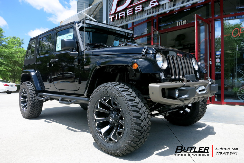 Jeep Wrangler with 20in Fuel Assault Wheels exclusively from Butler ...