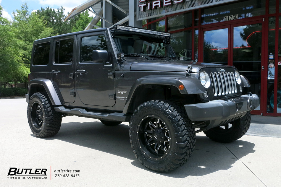 Jeep Wrangler with 20in Fuel Lethal Wheels exclusively from Butler ...