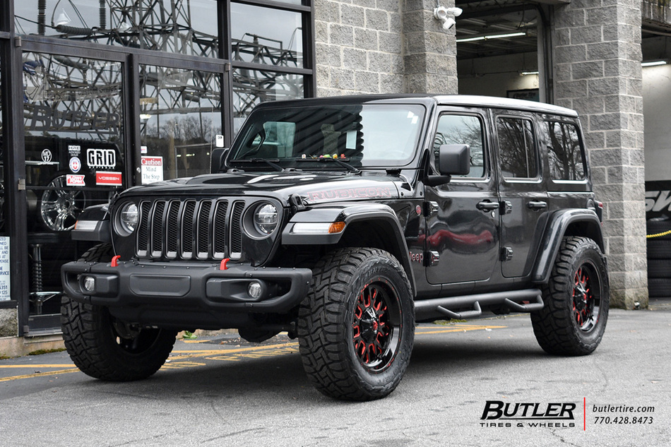 Jeep Wrangler with 20in Fuel Stroke Wheels exclusively from Butler ...