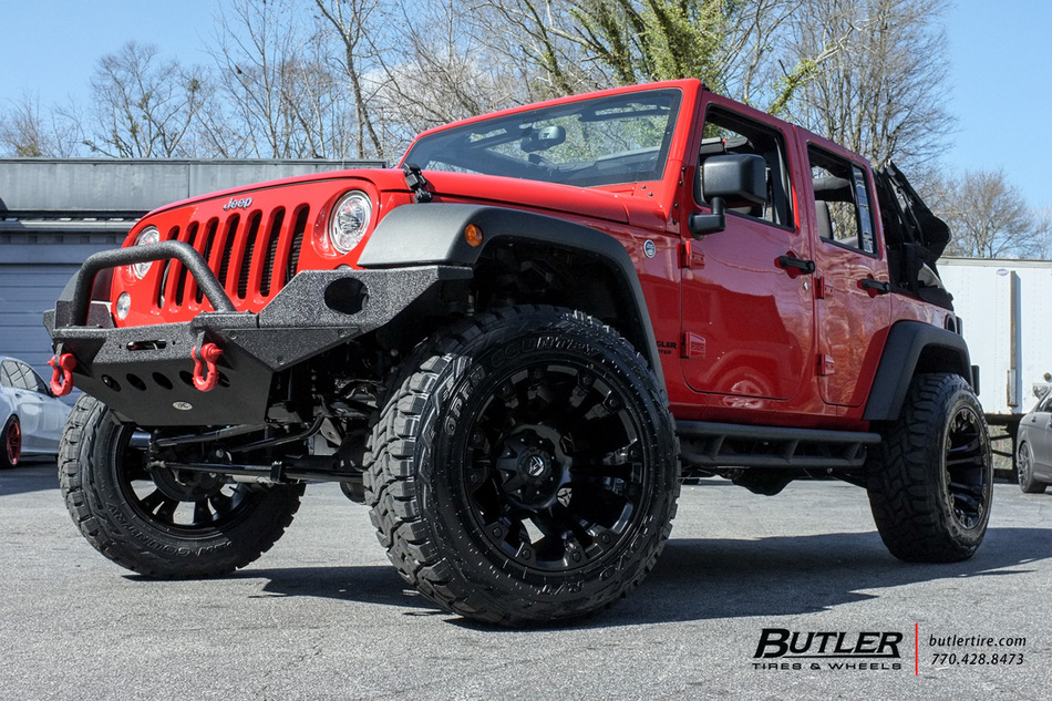 Jeep Wrangler with 20in Fuel Vapor Wheels exclusively from Butler Tires ...