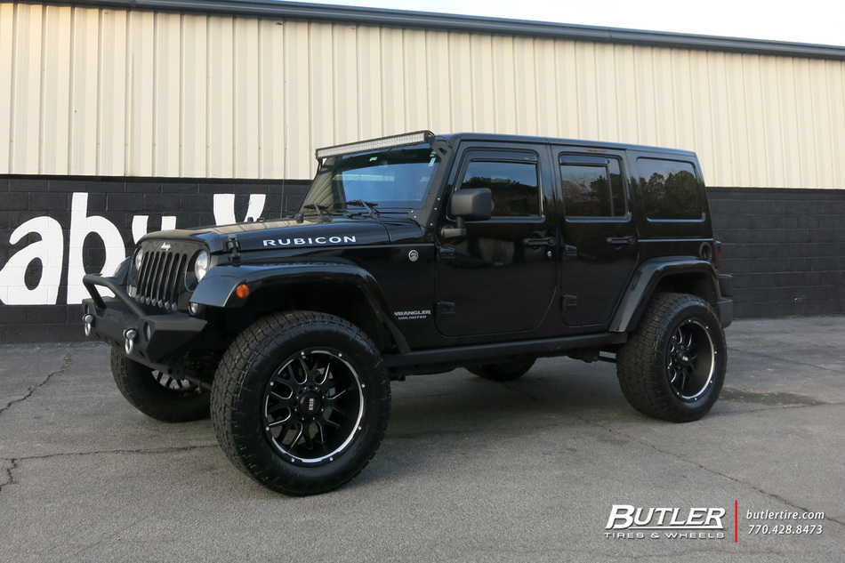 Jeep Wrangler with 20in Grid Offroad GD2 Wheels exclusively from Butler ...