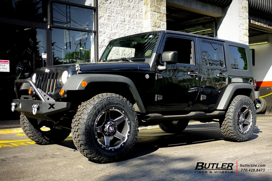 Jeep Wrangler with 20in Grid Offroad GD4 Wheels exclusively from Butler ...