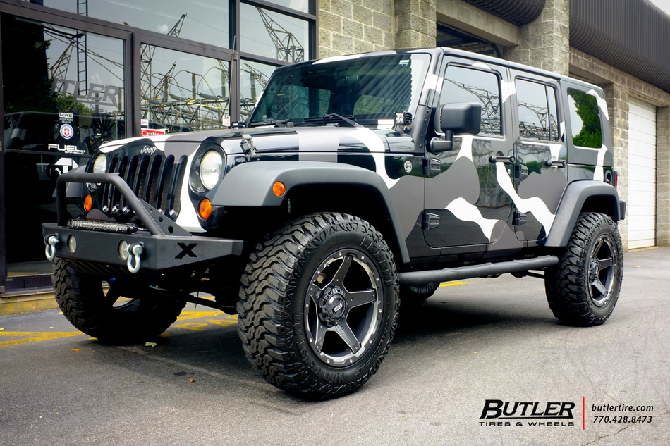 Jeep Wrangler with 20in Grid Offroad GD4 Wheels exclusively from Butler ...