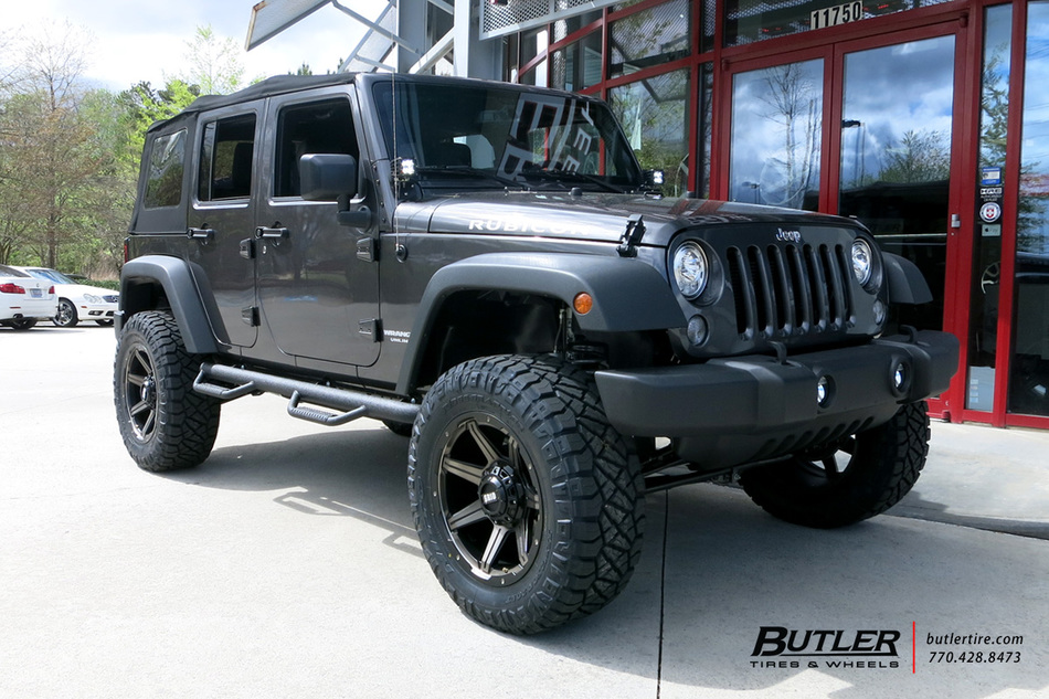 Jeep Wrangler with 20in Grid Offroad GD5 Wheels exclusively from Butler ...