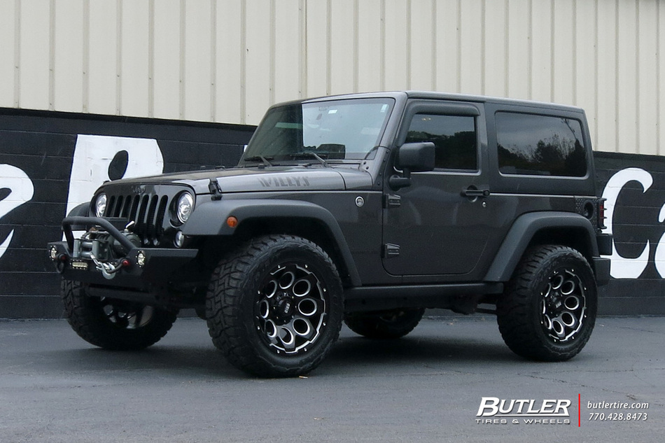 Jeep Wrangler with 20in Grid Offroad GD8 Wheels exclusively from Butler ...