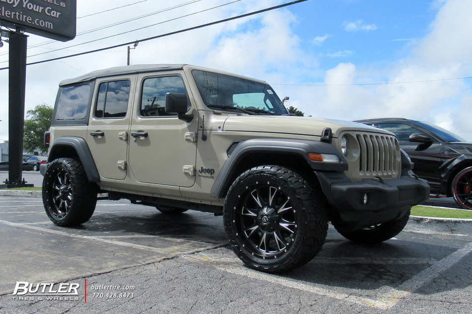 Jeep Wrangler with 22in Fuel Throttle Wheels exclusively from Butler ...