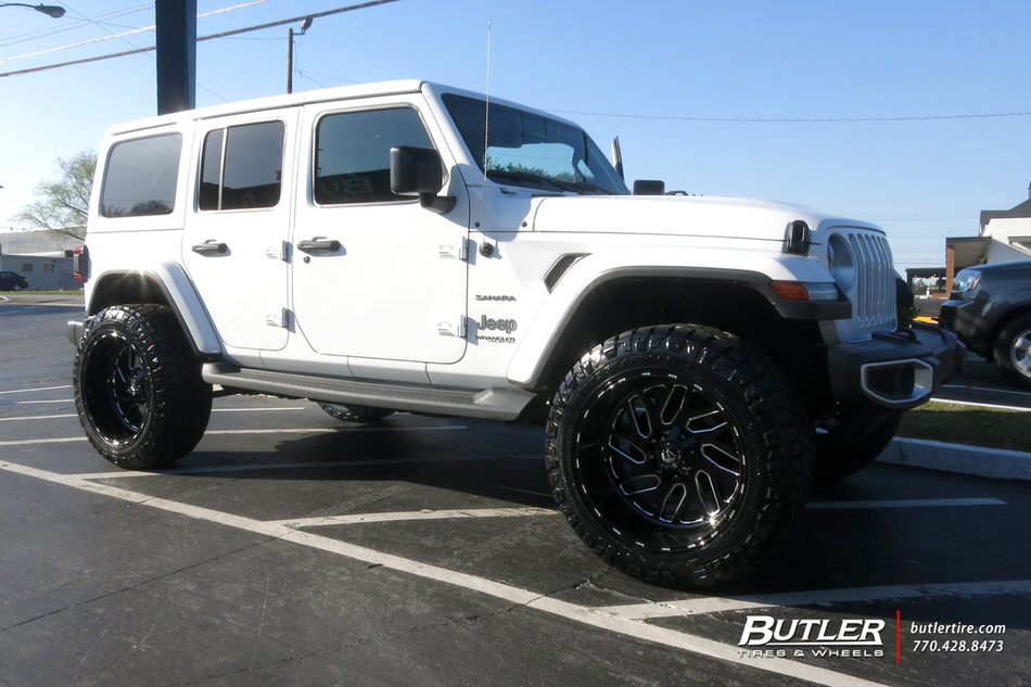 Jeep Wrangler with 22in Fuel Triton Wheels exclusively from Butler ...