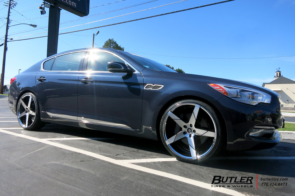 Kia K900 with 22in Lexani Invictus Wheels exclusively from Butler Tires ...