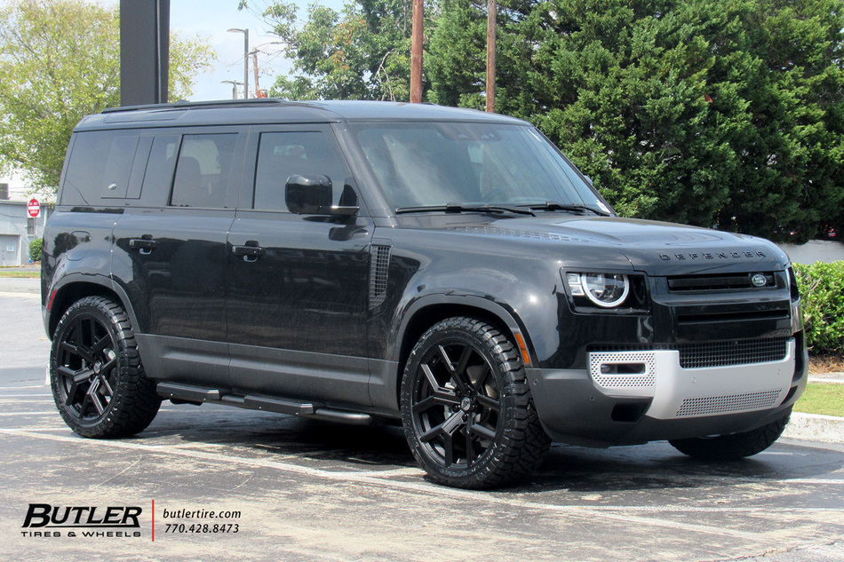Land Rover Defender with 22in Urban WX-2 Explorer Wheels exclusively ...