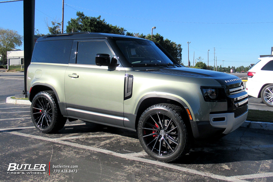 Land Rover Defender with 22in Vossen HF-4T Wheels exclusively from ...