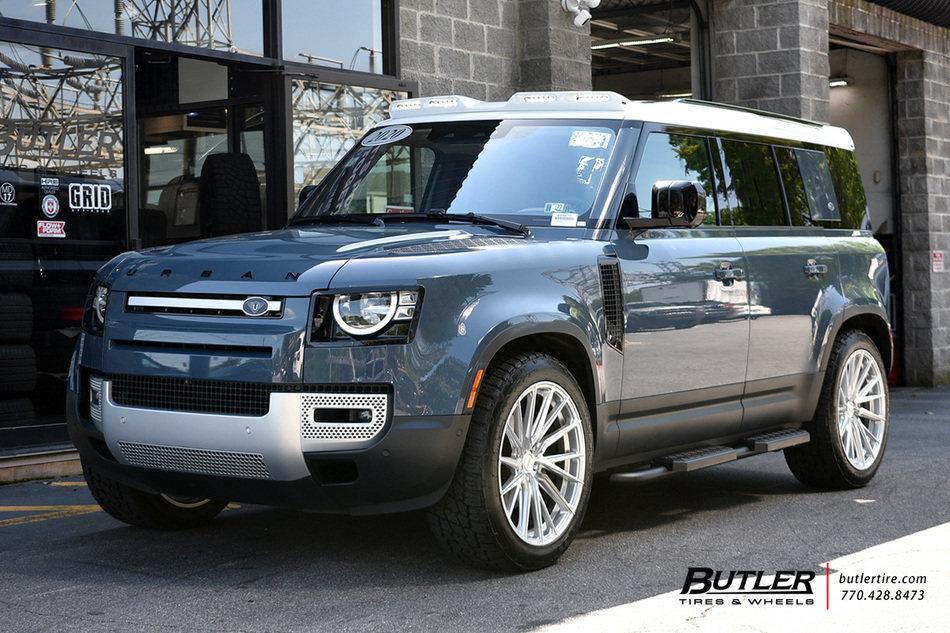 Land Rover Defender with 22in Vossen HF-4T Wheels exclusively from ...