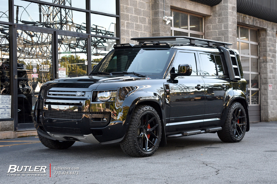 Land Rover Defender with 22in Vossen HF-5 Wheels exclusively from ...