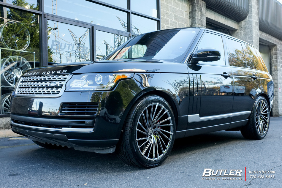 Land Rover Range Rover with 22in Lexani Wraith Wheels exclusively from ...