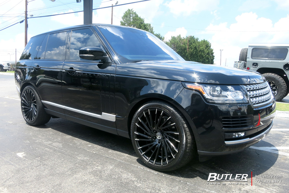 Land Rover Range Rover with 22in Lexani Wraith Wheels exclusively from ...