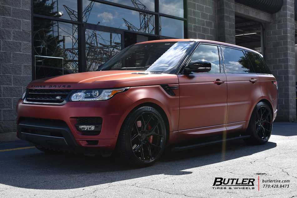 Land Rover Range Rover with 22in Vossen HF-5 Wheels exclusively from ...