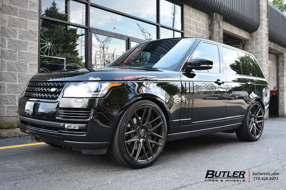 Land Rover Range Rover with 24in Savini SV63d Wheels exclusively from ...