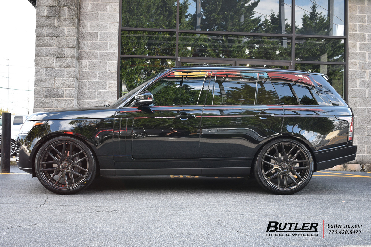 Land Rover Range Rover with 24in Savini SV63d Wheels exclusively from ...