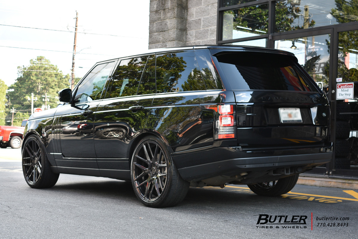 Land Rover Range Rover with 24in Savini SV63d Wheels exclusively from ...