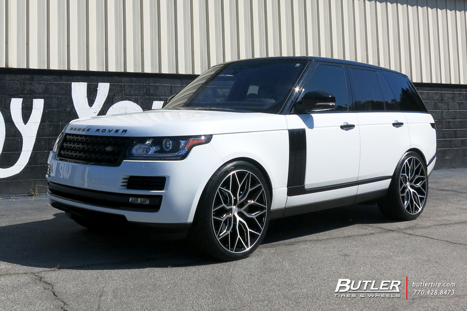 Land Rover Range Rover with 24in Vossen HF-2 Wheels exclusively from ...