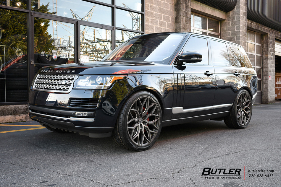 Land Rover Range Rover with 24in Vossen HF-2 Wheels exclusively from ...