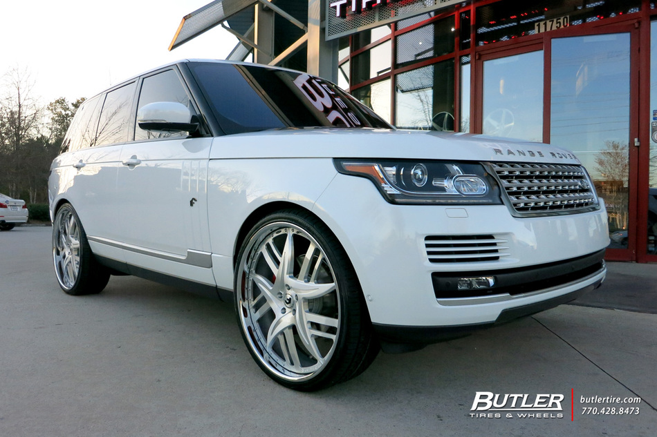 Land Rover Range Rover with 26in Forgiato Finestra Wheels exclusively ...