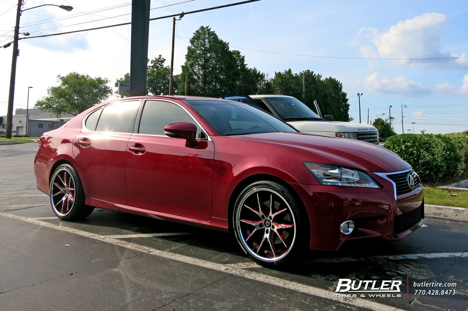 Lexus GS with 20in Lexani R-Twelve Wheels exclusively from Butler Tires ...