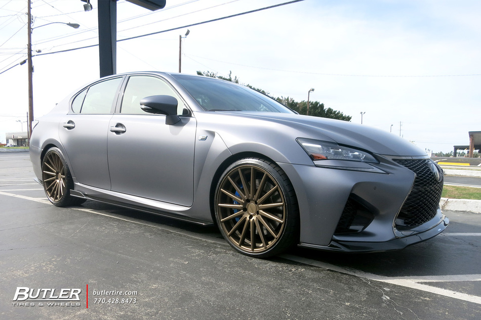 Lexus GS F with 21in Vossen VFS2 Wheels exclusively from Butler Tires ...
