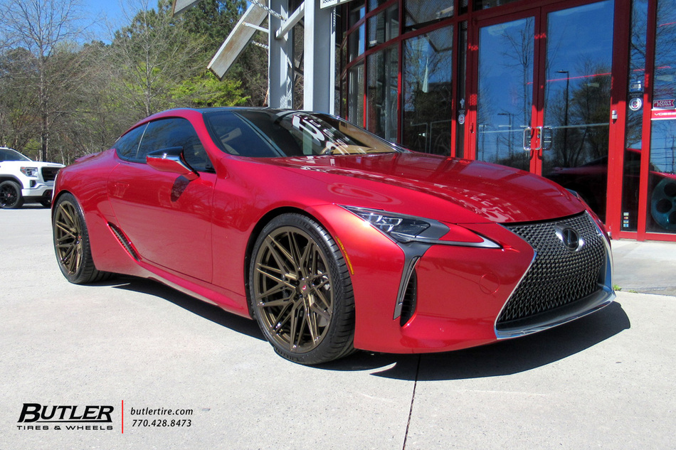Lexus LC500 with 22in Vossen EVO-5 Wheels exclusively from Butler Tires ...