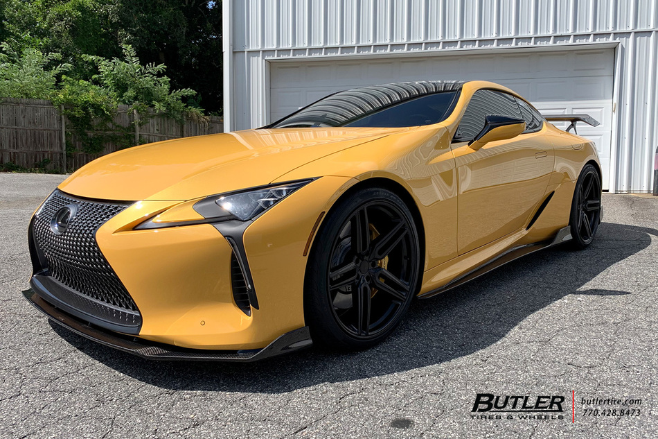 Lexus LC500 with 22in Vossen HF-1 Wheels exclusively from Butler Tires ...