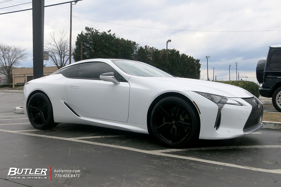 Lexus LC500 with 22in Vossen HF-1 Wheels exclusively from Butler Tires ...