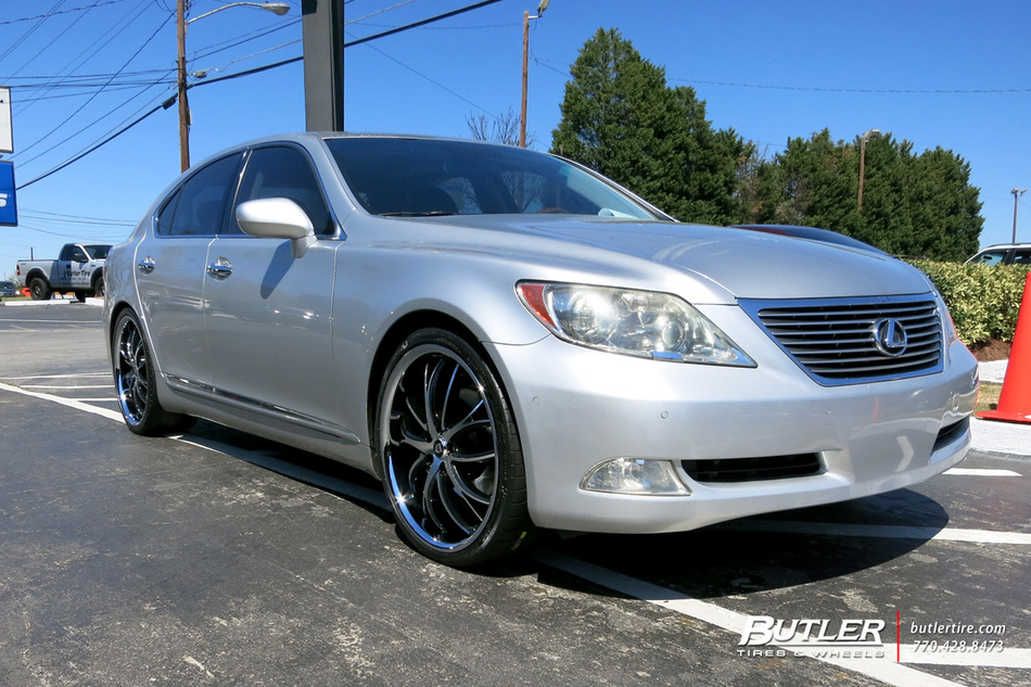 Lexus LS460 with 22in Lexani Polaris Wheels exclusively from Butler ...