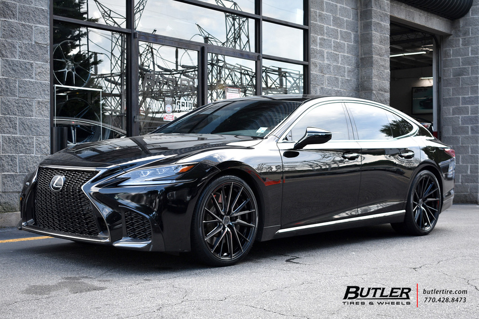 Lexus LS500 with 22in Vossen HF-4T Wheels exclusively from Butler Tires ...