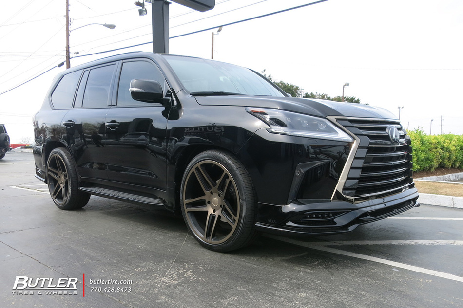 Lexus LX with 22in Black Rhino Safari Wheels exclusively from Butler ...