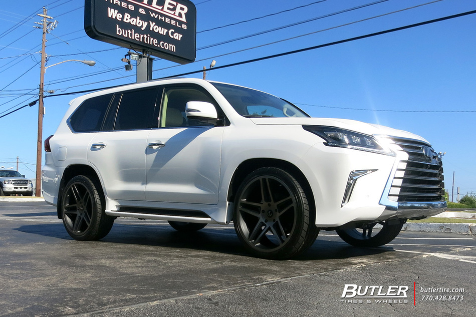 Lexus LX with 24in Black Rhino Safari Wheels exclusively from Butler ...