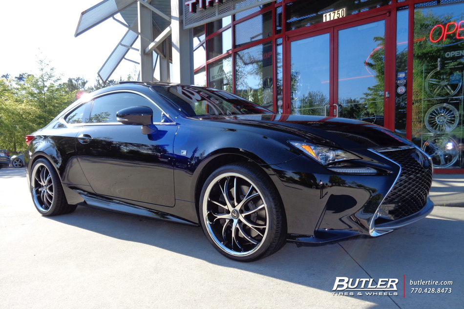 Lexus RC with 20in Lexani Polaris Wheels exclusively from Butler Tires ...