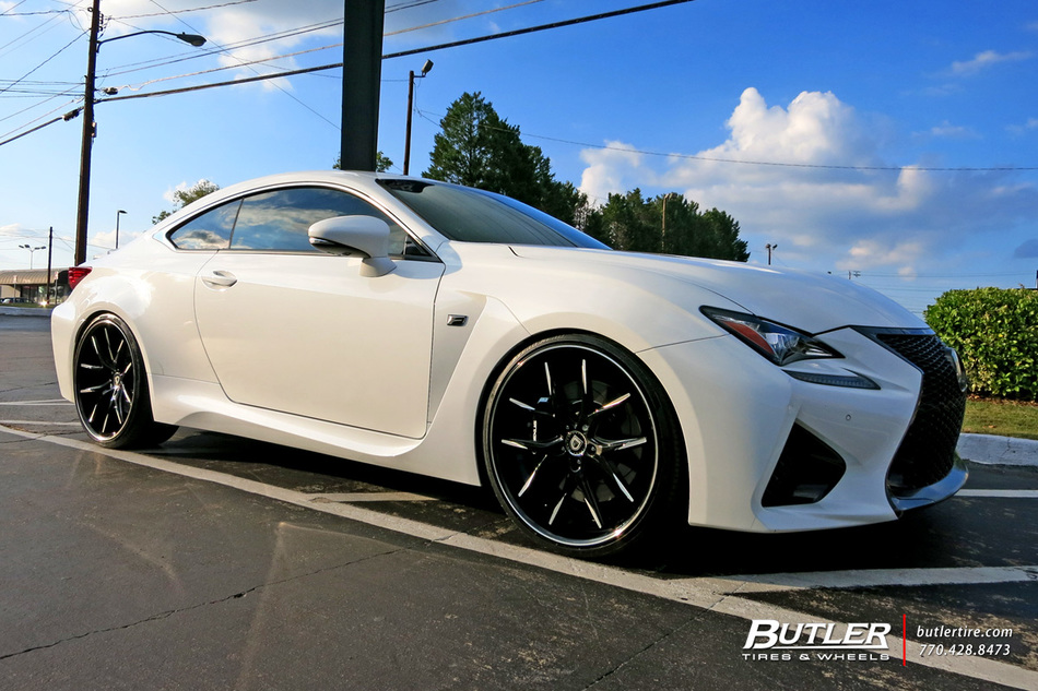 Lexus RCF with 22in Lexani R-Twelve Wheels exclusively from Butler ...