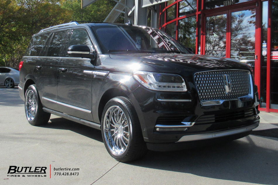 Lincoln Navigator with 22in Savini SV15 Wheels exclusively from Butler ...