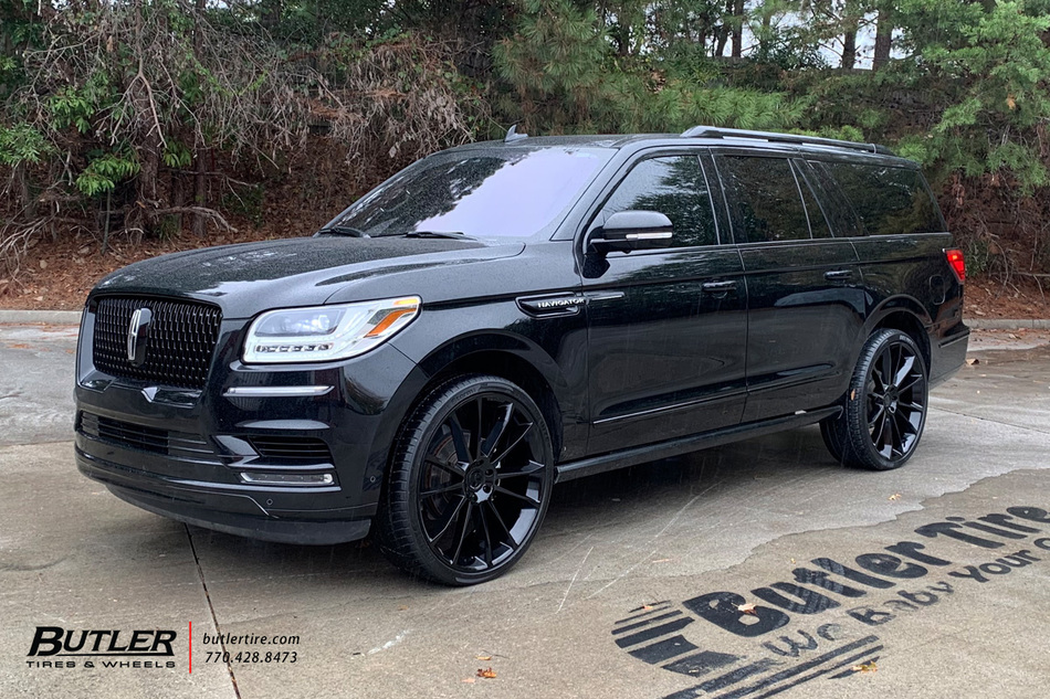 Lincoln Navigator with 26in Status Goliath Wheels exclusively from ...