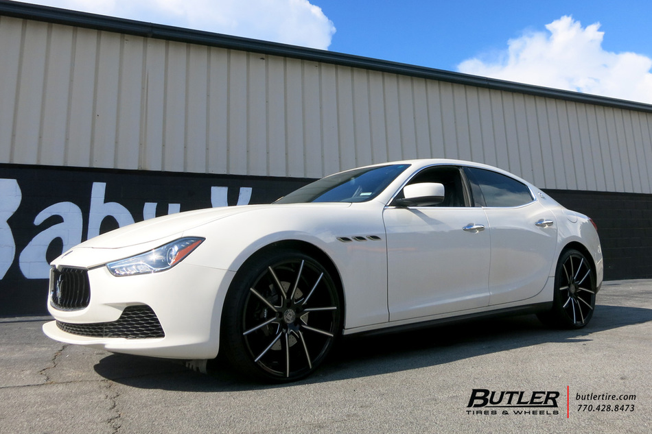 Maserati Ghibli with 22in Lexani Gravity Wheels exclusively from Butler ...
